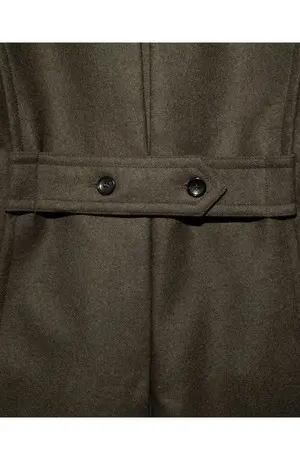 FORTELA Balbo Double-breasted Wool Coat - Green
