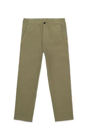 FORTELA Wallace Twill Cotton Trousers - Sage