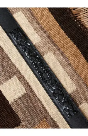 FORTELA Calf Leather Woven Belt