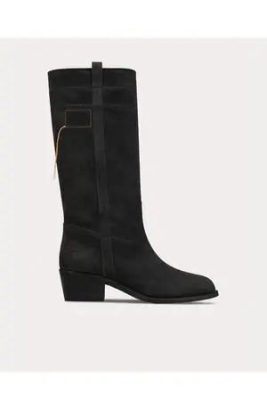 FORTELA Camperos Western Boots - Black