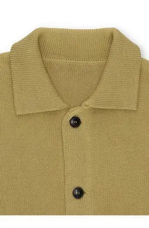 FORTELA Beta Cotton Cardigan - Olive