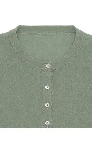 FORTELA Cashmere Serafino Jersey Shirt - Green