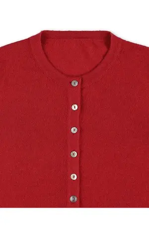 FORTELA Cashmere Serafino Jersey Shirt - Wine