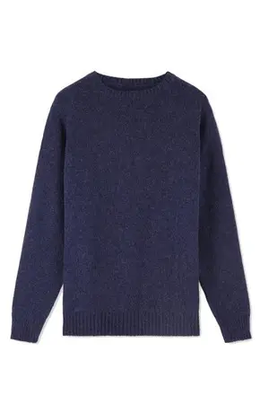 FORTELA Marco Alpaca Crewneck Sweater - Blue