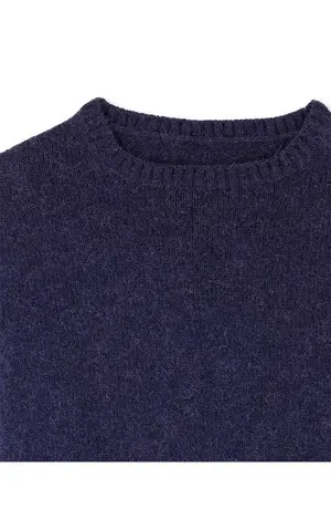 FORTELA Marco Alpaca Crewneck Sweater - Blue