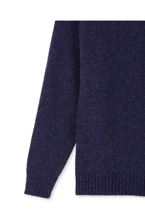 FORTELA Marco Alpaca Crewneck Sweater - Blue