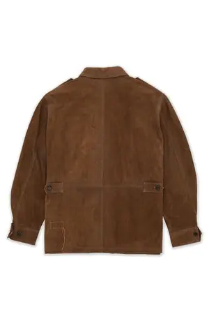 FORTELA Julian Jungle Suede Jacket - Brown
