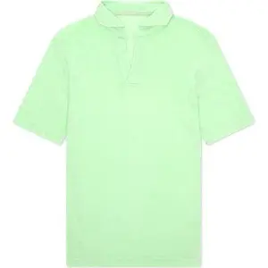 FORTELA Sullivan Terry Cloth Jersey Polo Green