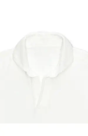 FORTELA Sullivan Terry Cloth Jersey Polo - White