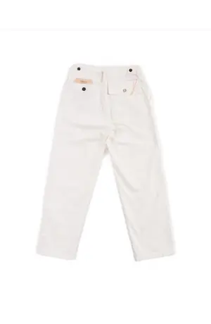 FORTELA Jerryt Gabardine Fatigue Trousers - Ecru