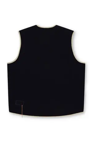 FORTELA Wool Vest - Navy Blue