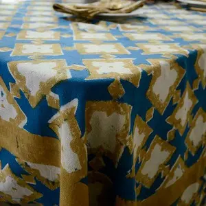 ICHCHA Boho Organic Cotton Tablecloth