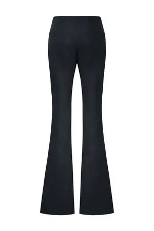 PCFG Shiny Woven Flare Pants - Black