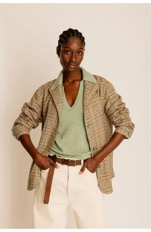 FORTELA Classic Wool Check Jacket