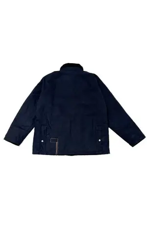 FORTELA Bristol Waxed Canvas Jacket - Navy Blue