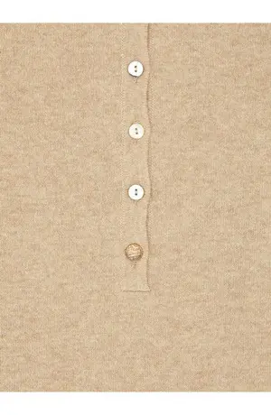 FORTELA Merino Wool Henley Knit
