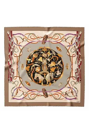 ELIZABETTA Sella Nobilesilk Foulard For Women