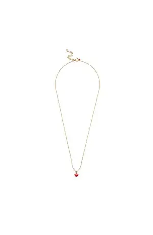 ENAMEL COPENHAGEN Amore Heart Necklace - Red