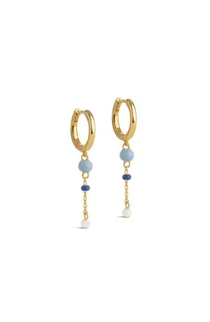 ENAMEL COPENHAGEN Lola Bold Hoop Earrings - Marine