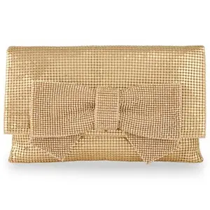 Whiting & Davis Bow Detail Clutches