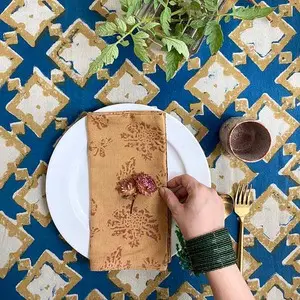 ICHCHA Ethically Made Cotton Dinner Napkins