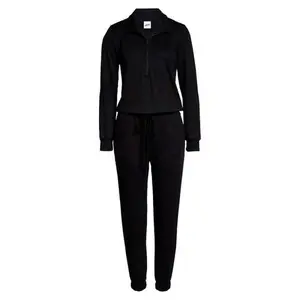 LEZAT Ava Half Zip Modal Jumpsuit
