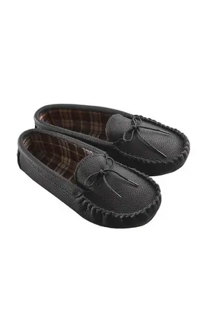 CELTIC & CO. British Golf Moccasins - Black