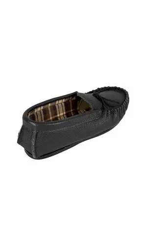 CELTIC & CO. British Golf Moccasins - Black