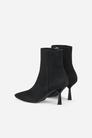 Agl Velour Ankle Boots