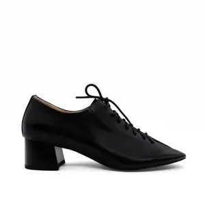 AMIE RAFA Earl Lace-up Leather Pumps