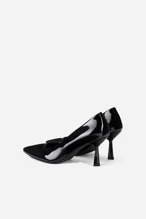 Agl Alla Patent Court Shoe - Black