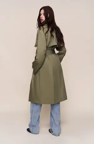 GUIZIO Classic Trench Coat