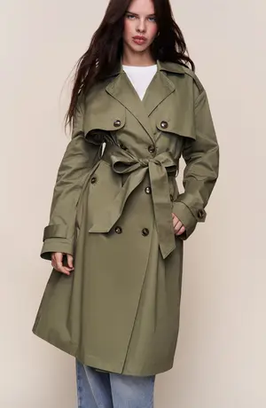 GUIZIO Classic Trench Coat
