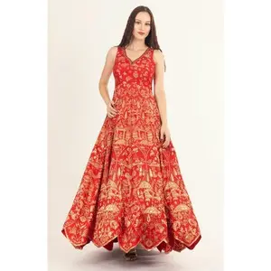 RAAS Azalea Jacquard Silk Gown