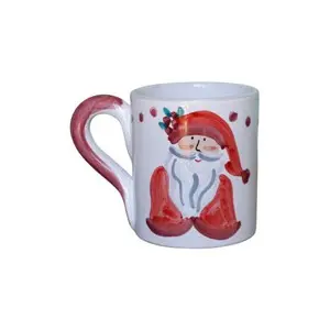 LA GABBIANELLA Babbo Natale Mug - Red