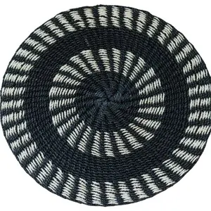 LIKHA Abaca Round Placemats - Two-tone