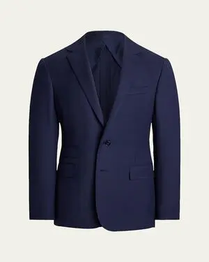 Ralph Lauren Purple Label Kent Handmade Escorial Wool Suit - Navy