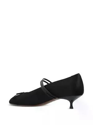 NEOUS 45mm Bow Detail Mary Jane Pumps