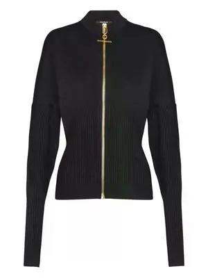 Balmain Zipped Knit Cardigan