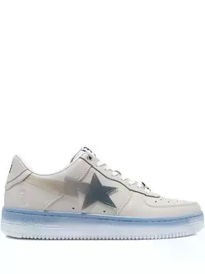 A BATHING APE Sta M1 Star-detail Low-top Sneakers - Neutrals