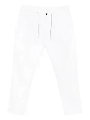 Eleventy Drawstring Trousers - White