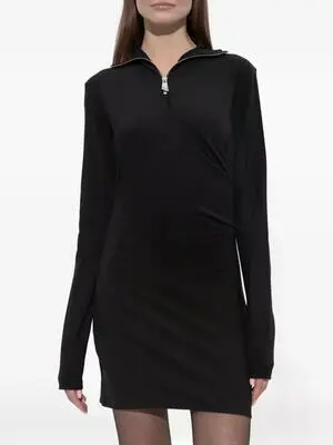 Attico Half-zip Mini Dress