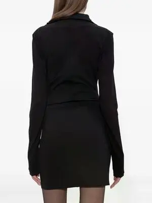 Attico Half-zip Mini Dress