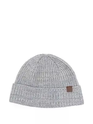 Eleventy Cashmere Beanie Hat - Grey