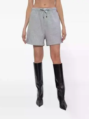 Attico Drawstring Fastening Shorts - Grey
