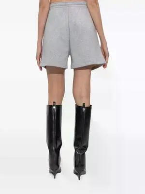 Attico Drawstring Fastening Shorts - Grey