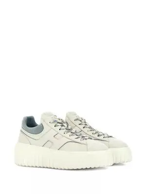 Hogan H-stripes Platform Sneakers - Neutrals