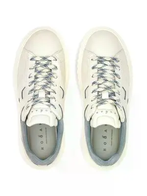 Hogan H-stripes Platform Sneakers - Neutrals