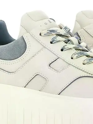 Hogan H-stripes Platform Sneakers - Neutrals
