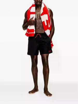 DIESEL® Logo-detail Swim Shorts - Black
